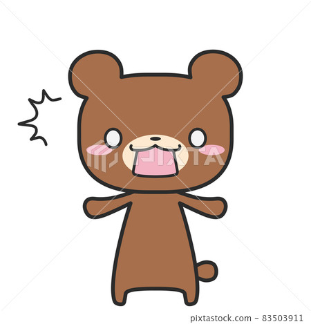 Surprised bear - Stock Illustration [83503911] - PIXTA