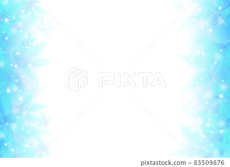 Frame material with light blue maples shining... - Stock Illustration ...