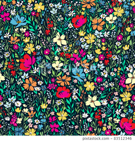 Summer fashion seamless pattern for dress - Stock Illustration ...