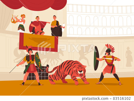 Ancient Roman Illustration - Stock Illustration [83516102] - PIXTA