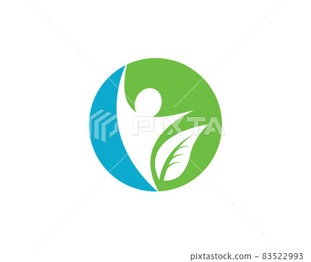 Human health symbol vector icon illustration... - Stock Illustration ...