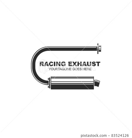 motorcycle exhaust icon vector illustration design - Stock Illustration ...