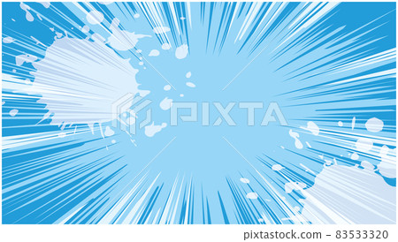 Concentrated line cartoon comic - Stock Illustration [83533320] - PIXTA