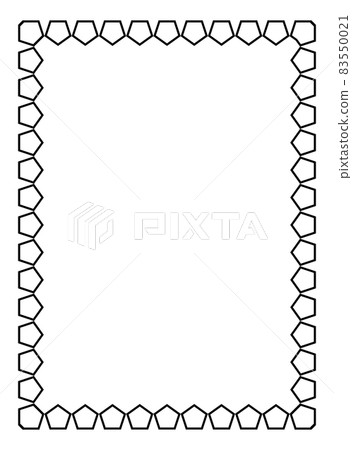 black rectangular frame. A4 format. Vector... - Stock Illustration ...