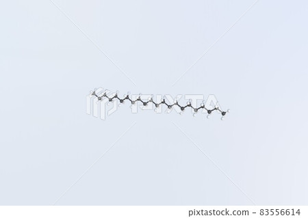 Docosane molecule made with balls, scientific... - Stock Illustration ...