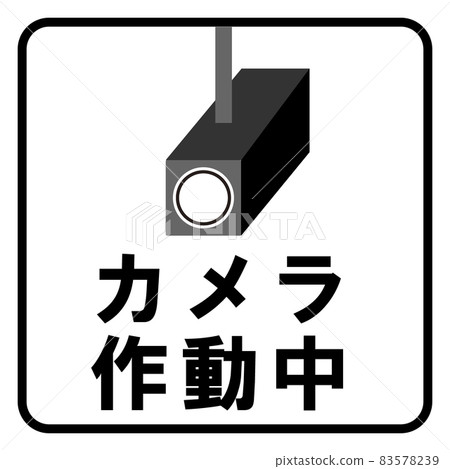 Security camera icon. Security measures image. - Stock Illustration ...