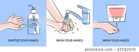 Hand Washing Design Concept - Stock Illustration [83582070] - PIXTA