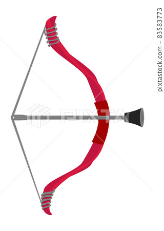 Arrow bow toy. Cartoon kids longbow in cartoon... - Stock Illustration ...