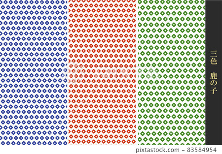 Kanoko Japanese pattern pattern - Stock Illustration [83584954] - PIXTA