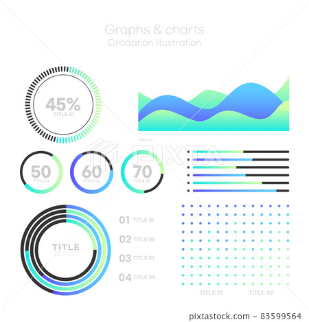 infographics graph, chart, diagram set in... - Stock Illustration ...