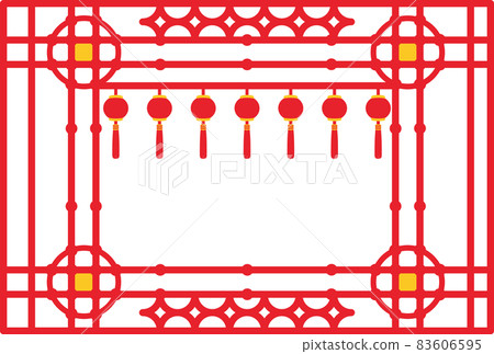 Taiwan, Chinese style decorative frame... - Stock Illustration ...