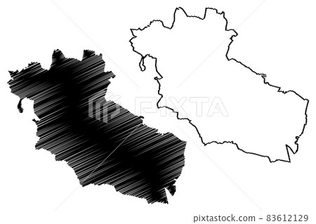 Bytom City (Republic of Poland, Silesian... - Stock Illustration ...