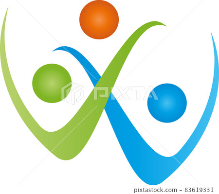 People, three persons, partnership, team,... - Stock Illustration ...