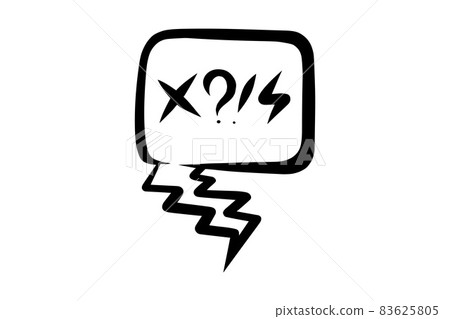 Swearing speech bubble censored with symbols.... - Stock Illustration ...