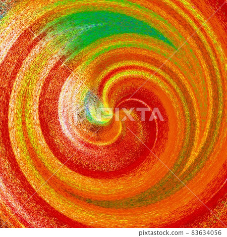 Decoration orange red colorful whirlpool... - Stock Illustration ...