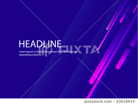 Abstract geometric Round Corner modern blue... - Stock Illustration ...