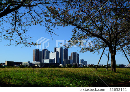 Kawasaki City: Scenery of Musashi Kosugi's... - Stock Photo [83652131 ...