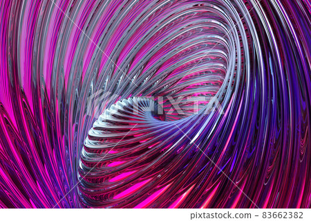 3D pattern symmetric and geometric lines...-插圖素材 [83662382] - PIXTA圖庫