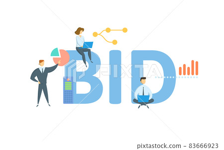 BID, Business Improvement District. Concept... - Stock Illustration ...