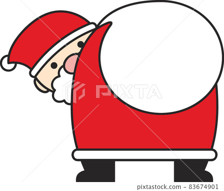 Santa's ass - Stock Illustration [83674901] - PIXTA