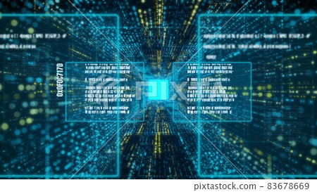 Visionary programming and coding of future... - Stock Illustration ...