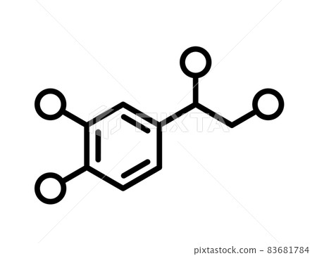 Norepinephrine formula icon - Stock Illustration [83681784] - PIXTA