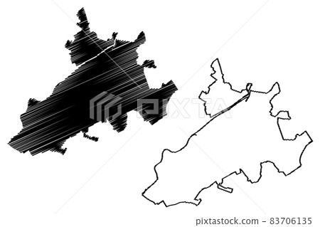 Targu Mures City (Republic of Romania, Mures... - Stock Illustration ...