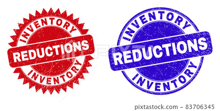 INVENTORY REDUCTIONS Rounded and Rosette Seals...-插圖素材 [83706345] - PIXTA圖庫