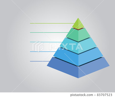 infographic pyramid chart for business template - Stock Illustration ...
