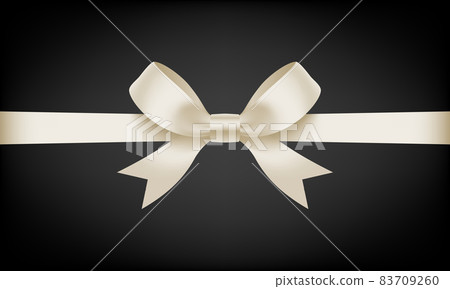 Ribbon present, silver, silver, luxury... - Stock Illustration ...
