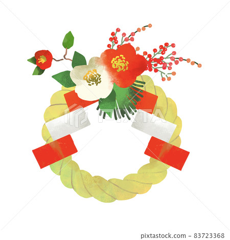 Illustration of cute shimenawa - Stock Illustration [83723368] - PIXTA