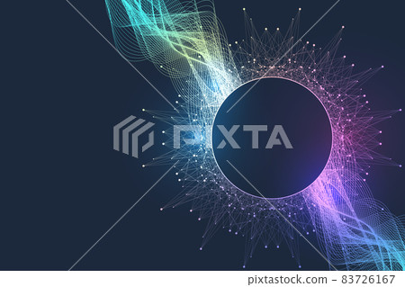 Quantum computer technology banner design... - Stock Illustration ...