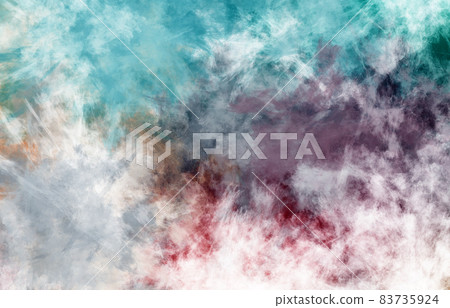 Colorful paint splashes Abstract art on paper... - Stock Illustration ...