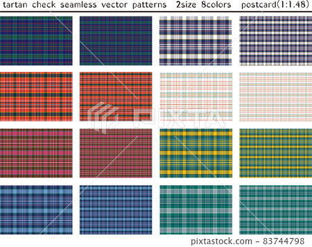 Tartan check seamless pattern - Stock Illustration [83744798] - PIXTA