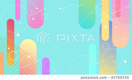 Colorful pop background illustration - Stock Illustration [83769358 ...