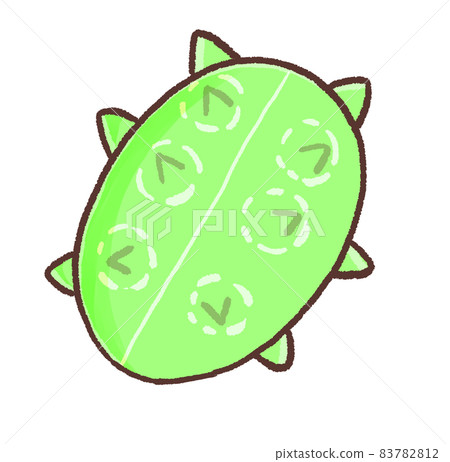 R: More fairy tale fruits ☆ Kiwano ② - Stock Illustration [83782812 ...