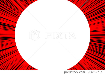 Comic-style concentrated line text space - Stock Illustration [83785714 ...