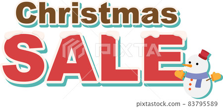 Christmas sale advertising banner logo design - Stock Illustration ...
