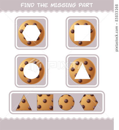 Match cartoon cookie parts. Matching game.... - Stock Illustration ...