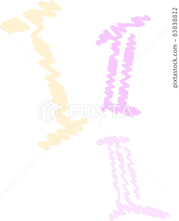 123 graffiti drawn by children Early childhood... - Stock Illustration ...
