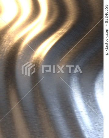 Hairline metal background image wave - Stock Illustration [83840559 ...