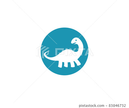 Brontosaurus logo template vector icon... - Stock Illustration [83846732] - PIXTA