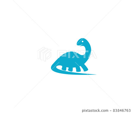 Brontosaurus logo template vector icon... - Stock Illustration [83846763] - PIXTA
