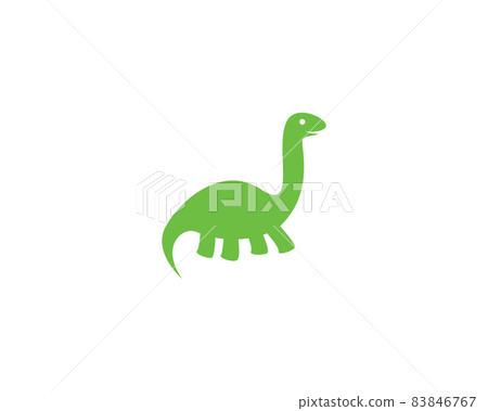 Brontosaurus logo template vector icon... - Stock Illustration [83846767] - PIXTA