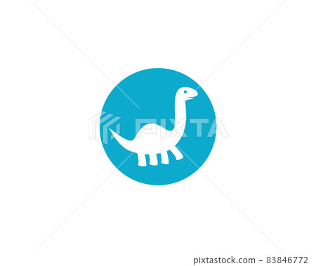 Brontosaurus logo template vector icon... - Stock Illustration [83846772] - PIXTA