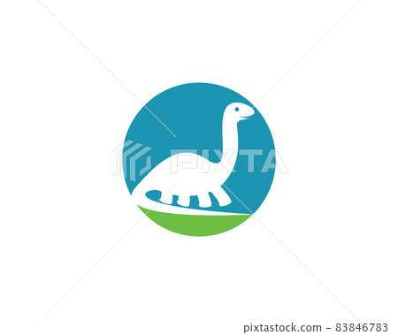 Brontosaurus logo template vector icon... - Stock Illustration [83846783] - PIXTA
