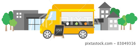 Cute kitchen car - Stock Illustration [83849316] - PIXTA
