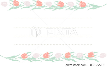 Tulip frame for cards - Stock Illustration [83855518] - PIXTA