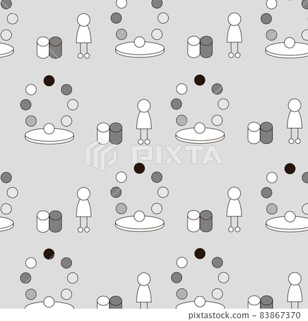Simple art design pattern background material... - Stock Illustration ...