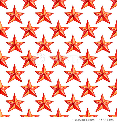 Seamless pattern with red stars. Christmas... - Stock Illustration ...